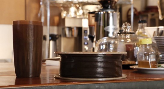 コーヒーを原料にしたフィラメント「Wound Up」 | 3DP id.arts