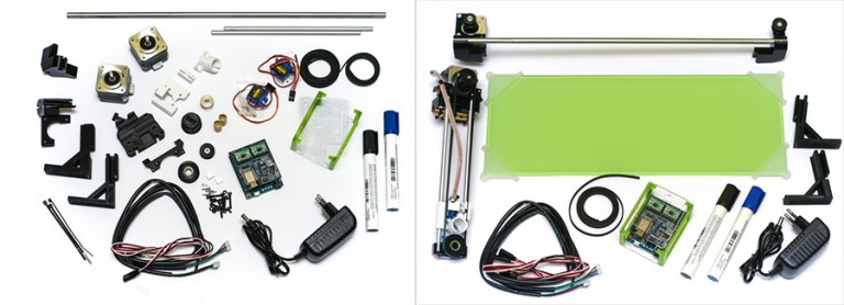 アプリ制御のホワイトボードロボットiBoardbot | 3DP id.arts