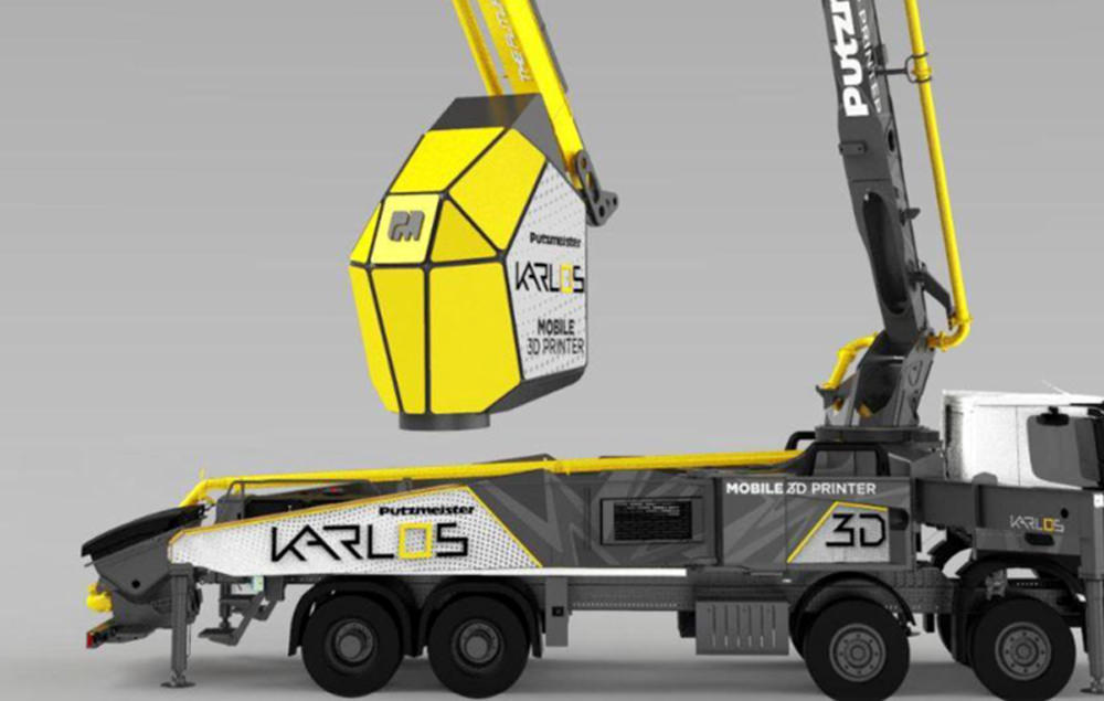 コンクリート壁用モバイル3Dプリンタ「KARLOS」 | 3DP id.arts